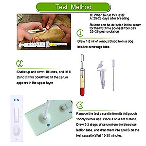 Dog Pregnancy Test Kit at Home, Fast and Accurate Detection, Pregnancy Tests Strip for Dog Disposable Pet Clinic Equipment