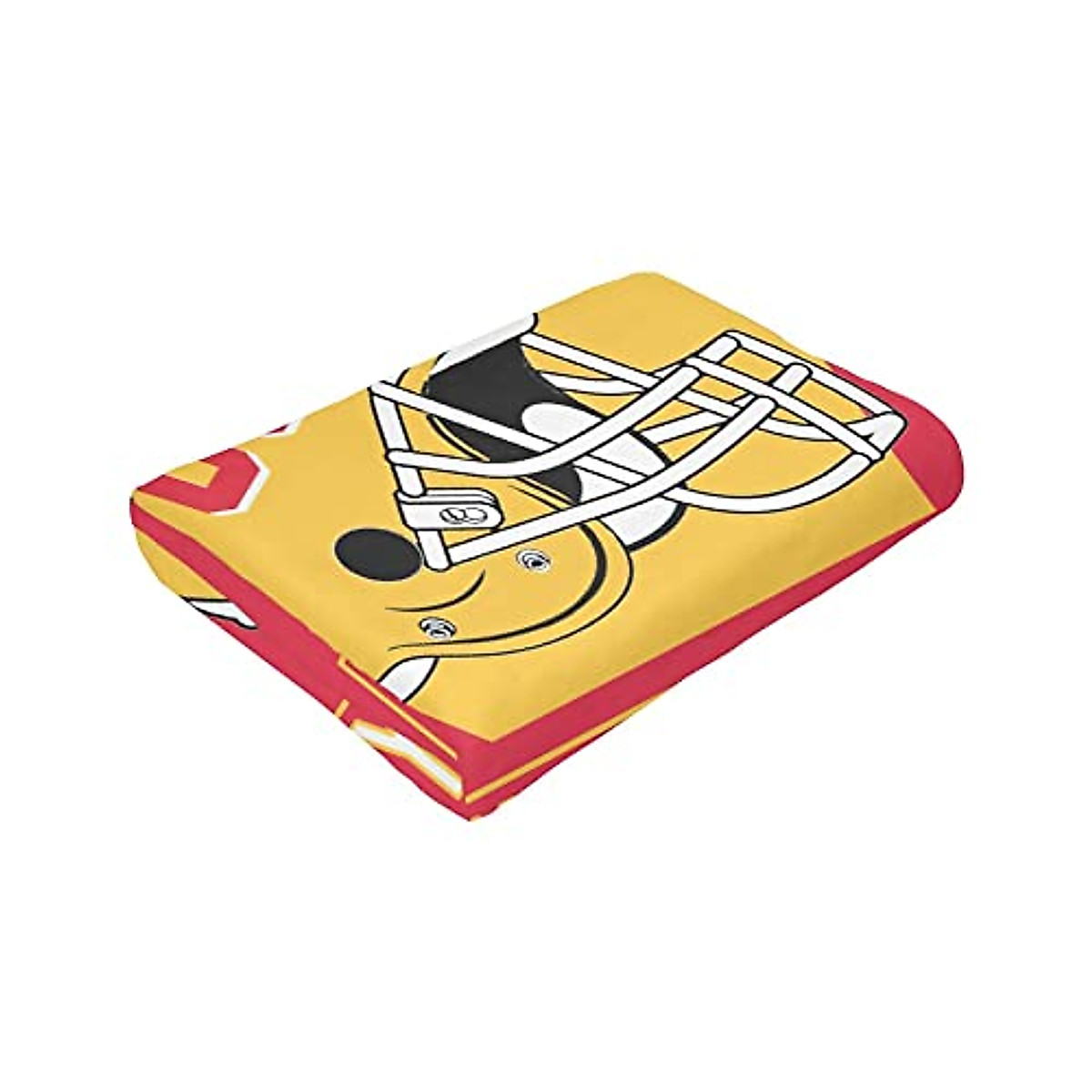 SEAGGS Custom Football Blanket for Men Personalized Fans Gifts Add Name and Number, 40" x 50", 50" x 60", 80" x 60"