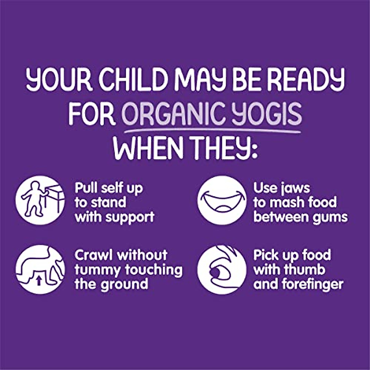 Happy Baby Organics Baby Snacks, Yogis, Freeze Dried Yogurt & Fruit Snacks, Gluten Free Snack for Babies 9+ Months, Mixed Berry, 1 Ounce (Pack of 1)