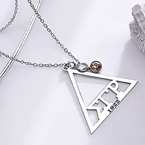 U-CHYTY Sigma Gamma Rho Sorority Necklace 1922 Sorority Paraphernalia Necklace Greek Sorority Jewelry for Women(NL)