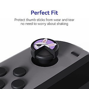 GeekShare Bandage Rabbit Thumb Grip Caps, Soft Silicone Joystick Cover Compatible with Nintendo Switch/OLED/Switch Lite,4PCS