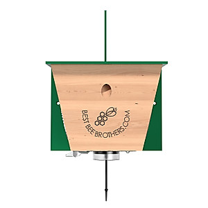 Carpenter Bee Traps for Outside - Carpenter Bee Trap, Turbo Trap 2.0 W/Bee Vault Wood Bee Traps - Carpenter Bee Traps for Outdoors Hanging - Bee Catchers for Outside (1 Pack)