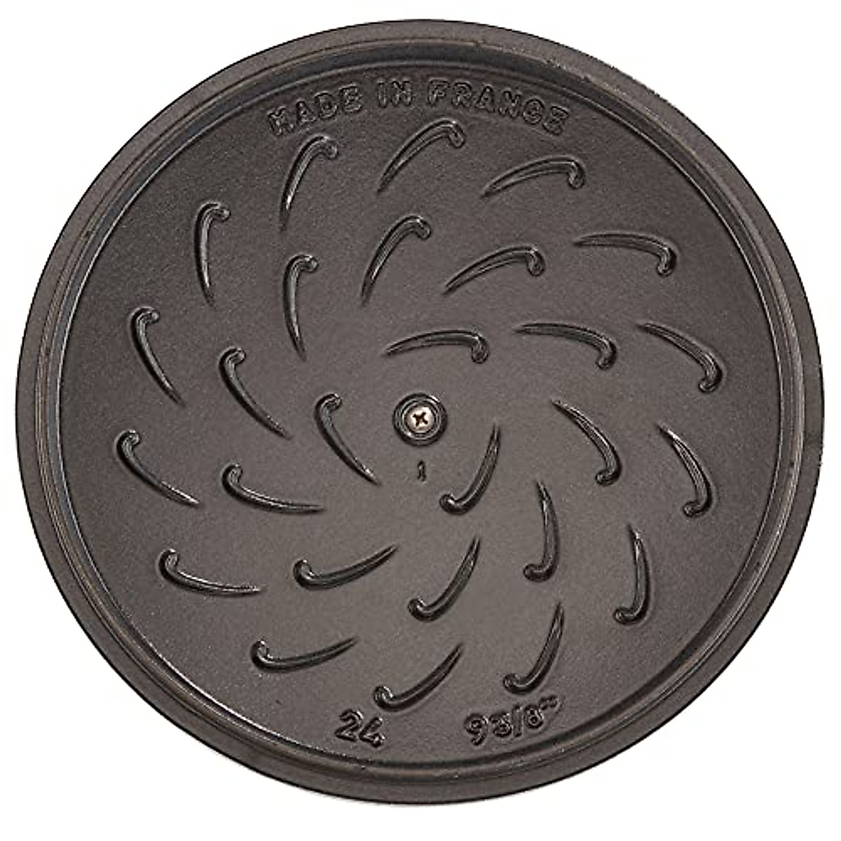 Staub Cast Iron Dutch Oven, 3.75Qt, serves 3-4, Made in France, White