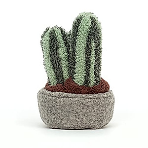Jellycat Silly Succulent Columnar Cactus Stuffed Toy, 7 inches | Plant & Cactus Plush | Fun Décor & Gift