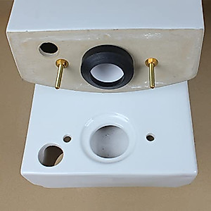 Universal Toilet Tank to Bowl Bolt Gaskets Brass Kits Fits 2'' and 3'' Toilet Flush Valve Tank