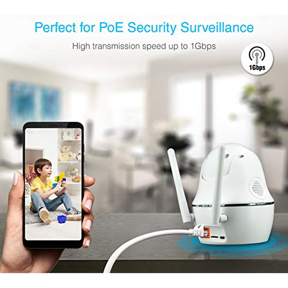 BlueRigger CAT6 Ethernet Cable 15FT - 2 Pack (1Gbps, 550MHz, RJ45) CAT 6 Gigabit Internet Network LAN Patch Cord - Compatible with Game Consoles, Smart TV, Router