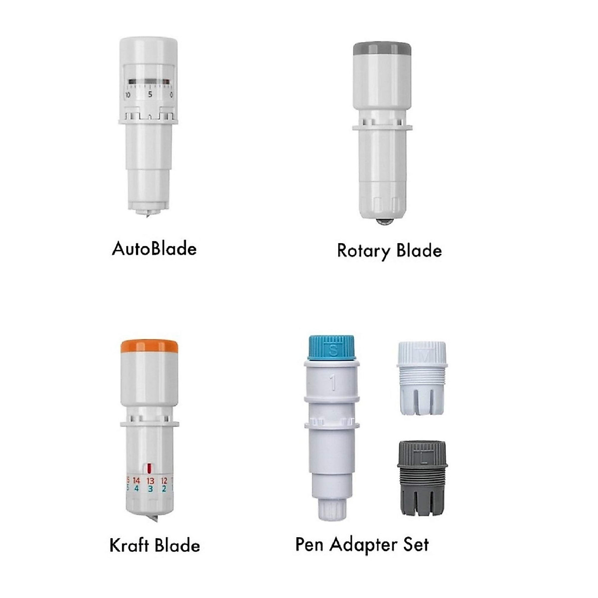 Silhouette Cameo 4 Tools Bundle with Design Card, Rotary, Auto, Kraft, & Pen Holder Set