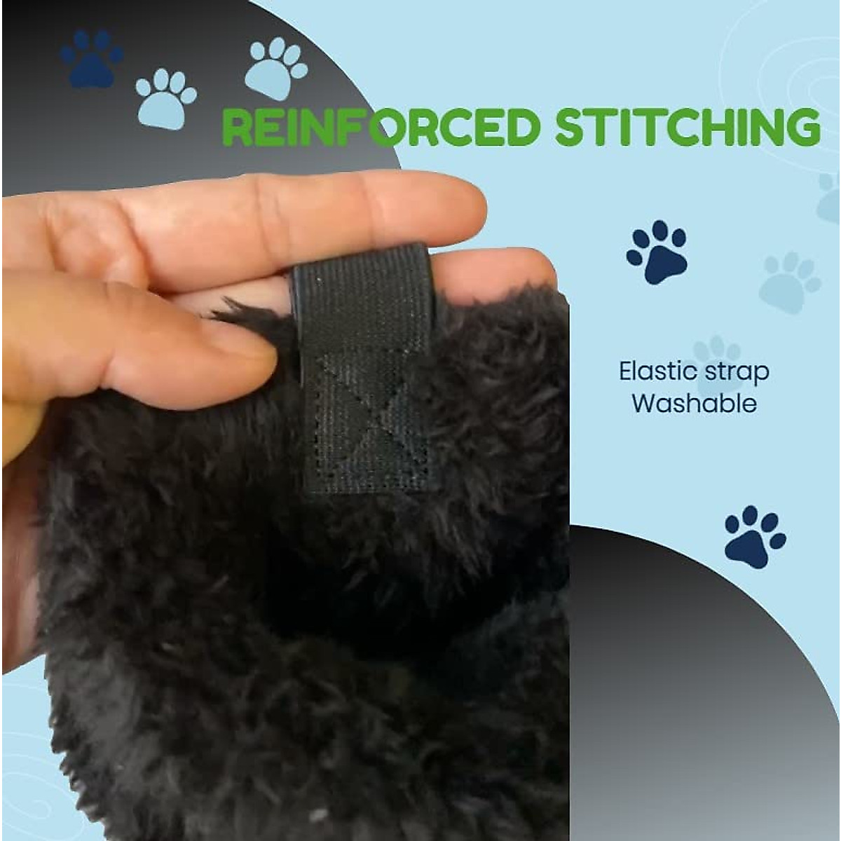 Miller Eclipse Dog Reinforced Elbow Pads Elastic Hygroma Relief Pressure Sore Cushions Flexible Straps Medium Dog Large Dog Soft Stretchy Material