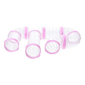 PATKAW DIY Hamster Excercise Toy Hamster Tubes Tunnels Hamster Maze Tube Hamster Tunnel Hamster Tube Kit DIY Hamster Rat Maze Tunnel