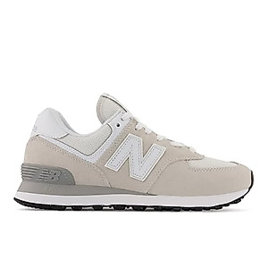 New Balance Women's 574 Core Sneaker, Nimbus Cloud with White, 11