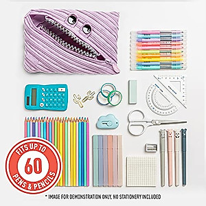 ZIPIT Grillz Big Pencil Case, Lilac