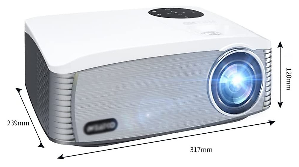 Feilx Mini Projector 2022 - Portable Full HD WiFi Projector for Home ...