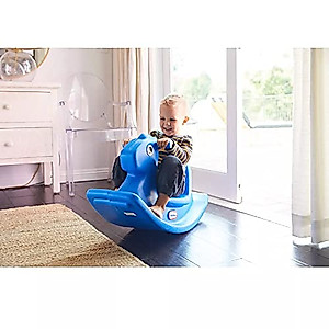 Little Tikes Rocking Horse Blue, 33.00 L x 10.00 W x 17.50 H Inches