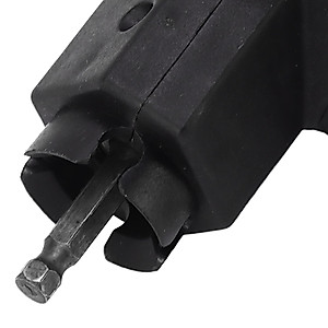 Right Angle Bending Extension Attachment, Narrow Bearing Steel 90 Degree Angle Drill High Hardness Triangular Drive Shaft Heavy Duty Bearing