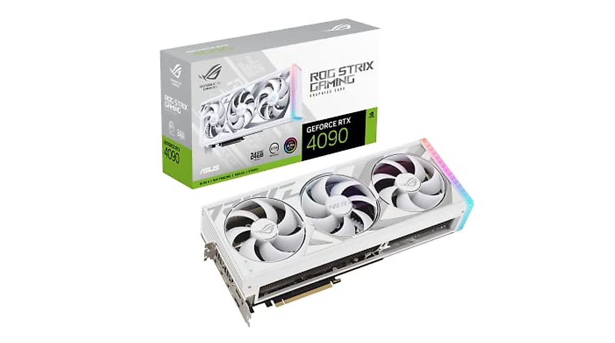 ASUS ROG Strix RTX 4090 White Edition Graphics Card | Unrivaled Gaming