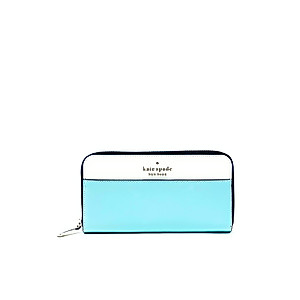 Kate Spade Staci Large Continental Wallet Saffiano Leather Poolside Multi