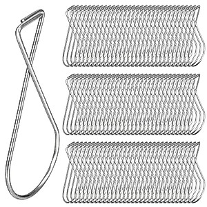 JOIKIT 200 Pack Ceiling Hook Clips, T-bar Ceiling Tile Clips, Drop Ceiling Hanger Hooks for Office, Classroom, Home and Wedding Decoration from Suspended Tile, Grid, Drop Ceiling