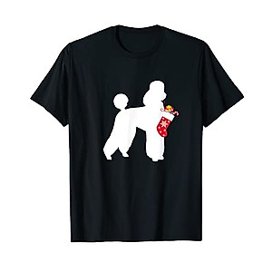 Poodle Christmas Stocking Stuffer Dog Gift T-Shirt