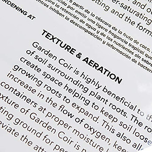 Perfect Plants Organic Garden Coir | 8qt. Premium Garden Coir | Can Be Used as Soil Amendment or Potting Medium