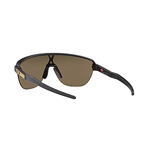 Oakley Men's OO9248 Corridor Rectangular Sunglasses, Matte Carbon/Prizm 24K, 42 mm