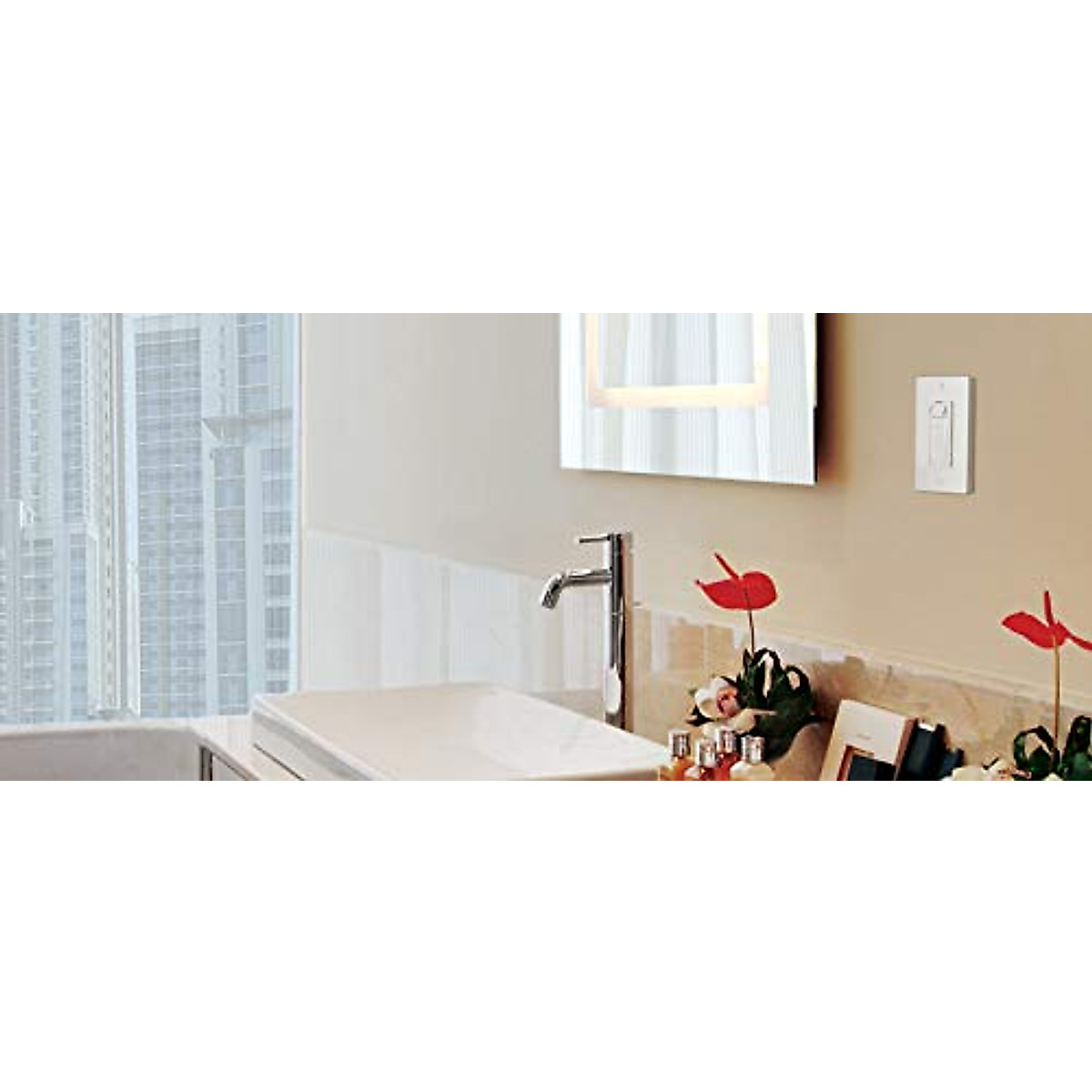 Dewstop Combination Humidity Sensor/Fan Control White 1 pk