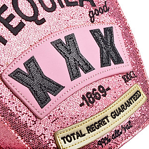 USTYLE Sparkling Bag for Women, Shoulder Purse Sequin Leather Bottle Shaped Crossbody Bag Clutch Purse Phone Wallet Shoulder Bags