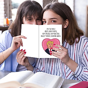 Bhiosng Funny Wedding Card for Friend, Wedding Gift, Humor Bridal Groom Shower Card, Wedding Congratulations Card, Engagement Card for Couple, Wedding Congrats Card for Bride Groom