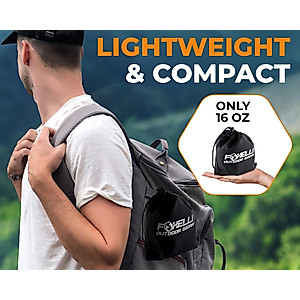 Foxelli XL Hammock Net – 12ft Net for Hammocks, Lightweight Portable Hammock Netting, Fast and Easy Set Up, Fits All Camping Hammocks