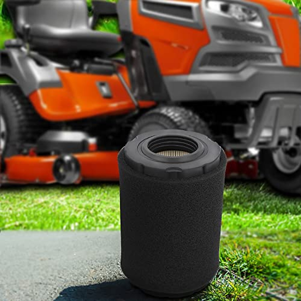 Butom 796031 Air Filter for Briggs and Stratton 591334 594201 590825 D140 D110 D130 Husqvarna YTH22V46 YTH24V48 YTA22V46 YTH24V54 YTA24V48 Lawn Tractor 2Pack