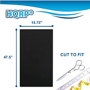 HQRP Cut-to-fit Carbon Pre-Filter Compatible with Honeywell HPA300, 50100, 50150, 50250-S, 17000-S, 50255, 50300, 51360, 51376, 51500, 51771 models