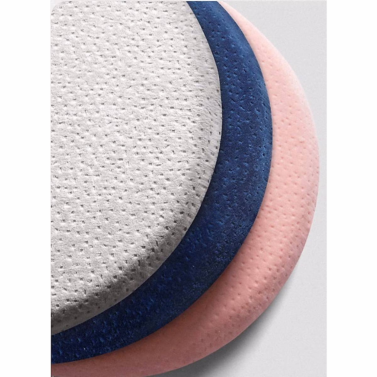 Round Stool Cushion Memory Foam Round Chair Cushion/ Seat Cushion Anti-Slip Soft Round Chair Pad ( Color : Light Gray , Size : 28cm(11inch) )