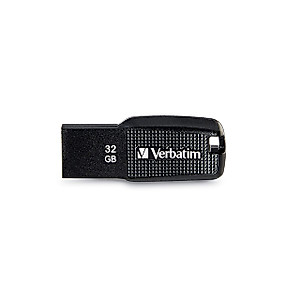 Verbatim 32GB Ergo USB 2.0 Flash Drive – Black