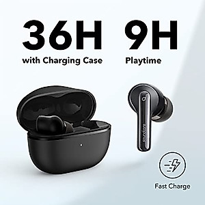 Soundcore by Anker Life P3i Hybrid Active Noise Cancelling Earbuds, 4 Mics, AI-Enhanced Calls, 10mm Drivers, Powerful Sound, App for Custom EQ, 36H Playtime, Fast Charging, Transparency, Bluetooth 5.2