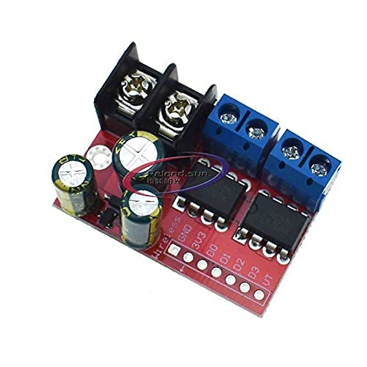 5A Motor Drive Controller Board Module Dual H Bridge DC Stepper Module Speed Regulation Double-H-Bridge Board