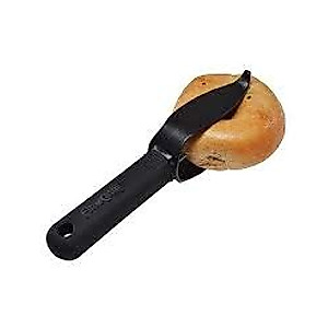 Tablecraft FirmGrip Bagel Knife - safely slice bagels, baguettes, English muffins and buns