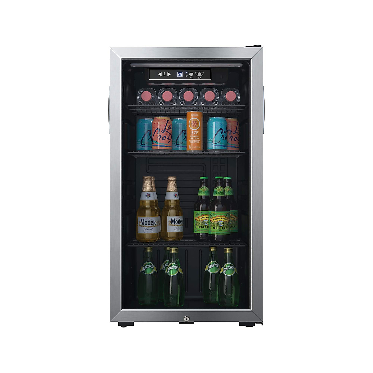 EdgeStar BWC121LT 18 Inch Wide 80 Can Capacity Ultra Low Temp Beverage Center - Stainless Steel