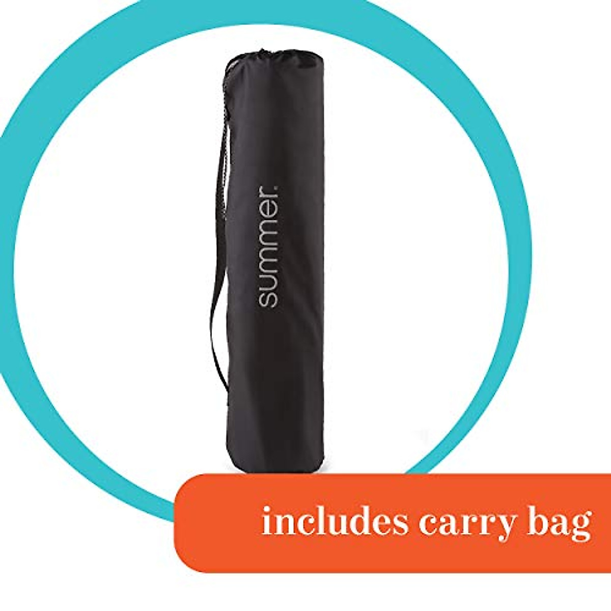 Summer Pop ‘n Play SE Hex Playard, 6-Sided, Sweet Life Edition, Aqua Sugar Color – Full Coverage Play Pen for Indoor and Outdoor Use - Fast, Easy and Compact Fold Aqua Sugar