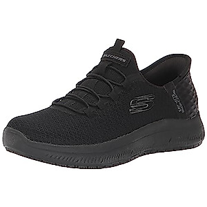 Skechers Women's Hands Free Slip-Ins Summits SR Food Service Shoe, BBK, 7.5 Wide