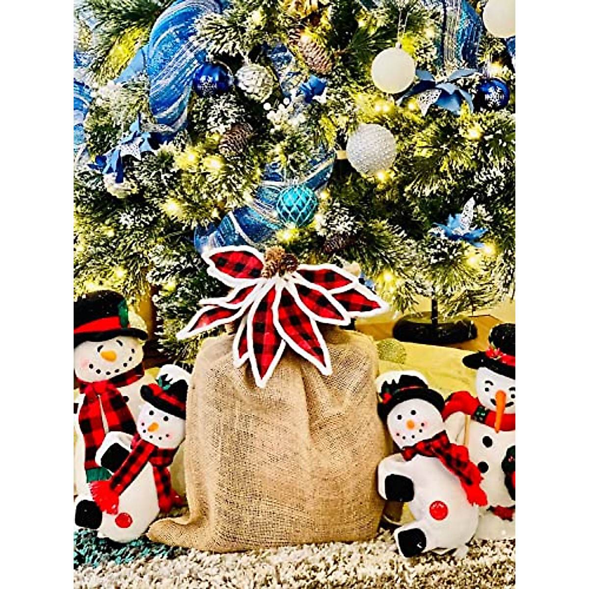 BAGTAK Burlap Bags with Drawstring 17 3/4" x 23" Burlap Sack (2 PACK) - Multi-Purpose Burlap - Gift Bags - Potato Bag - Storage Bag - Arts & Crafts - Ships from USA (2)