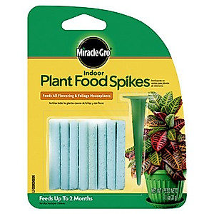 Miracle-Gro Indoor Plant Food Spikes, 4 Packs of 1.1-Ounce
