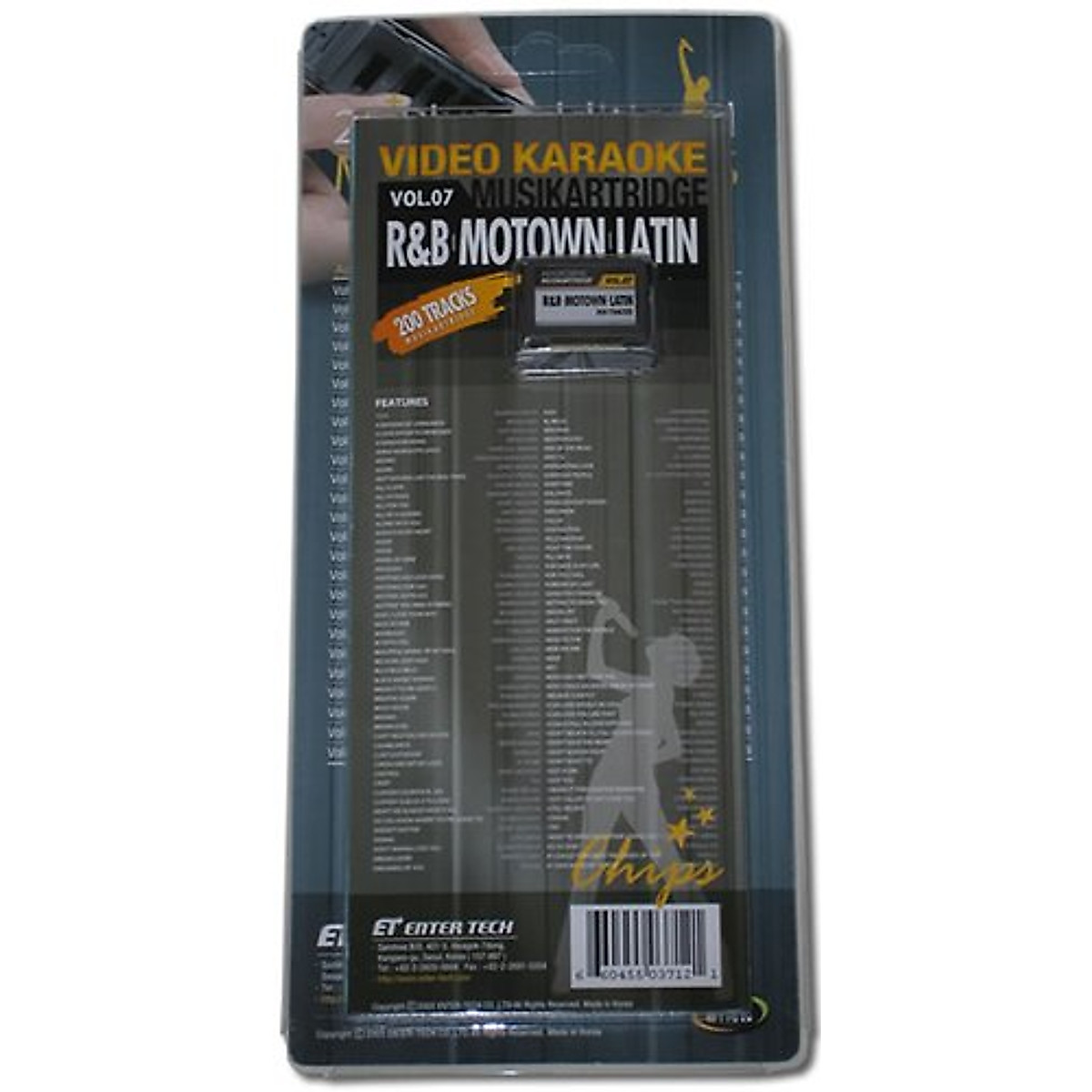 Leadsinger LS-3C07 R&B, Motown, Latin Cartridge for LS-3000 Series Karaoke System (200 Songs)