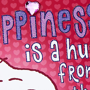 Hallmark Peanuts Valentines Day Cards Assortment for Kids, 6 Valentine's Day Cards with Envelopes (Hug from the Heart)