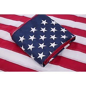 Linyup American Flag, American Flags for Outside, 210D Oxford Nylon, American Flags for Outside 3x5,Brass Grommet for Easy Display,Embroidered Stars,The Strongest, Longest Lasting.