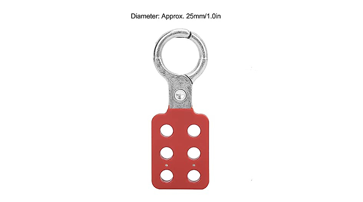 Sonew 10pcs Lockout Tagout Hasp, Safety Aluminium Insulation Padlock ...