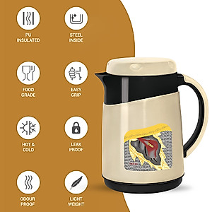 Milton Viva Tuff 500ml Tea,Coffee and Water Jug vacuum-insulated steel flask