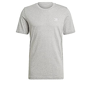 adidas Originals,mens,Essentials Tee,Medium Grey Heather,Large