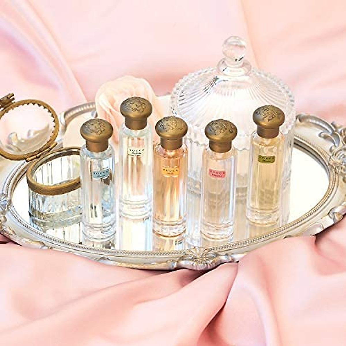 Tocca Eau de Parfum, Bianca: Fresh Floral, Rose, Lemon, Green Tea, Hand-Finished Bottle (20 ml)