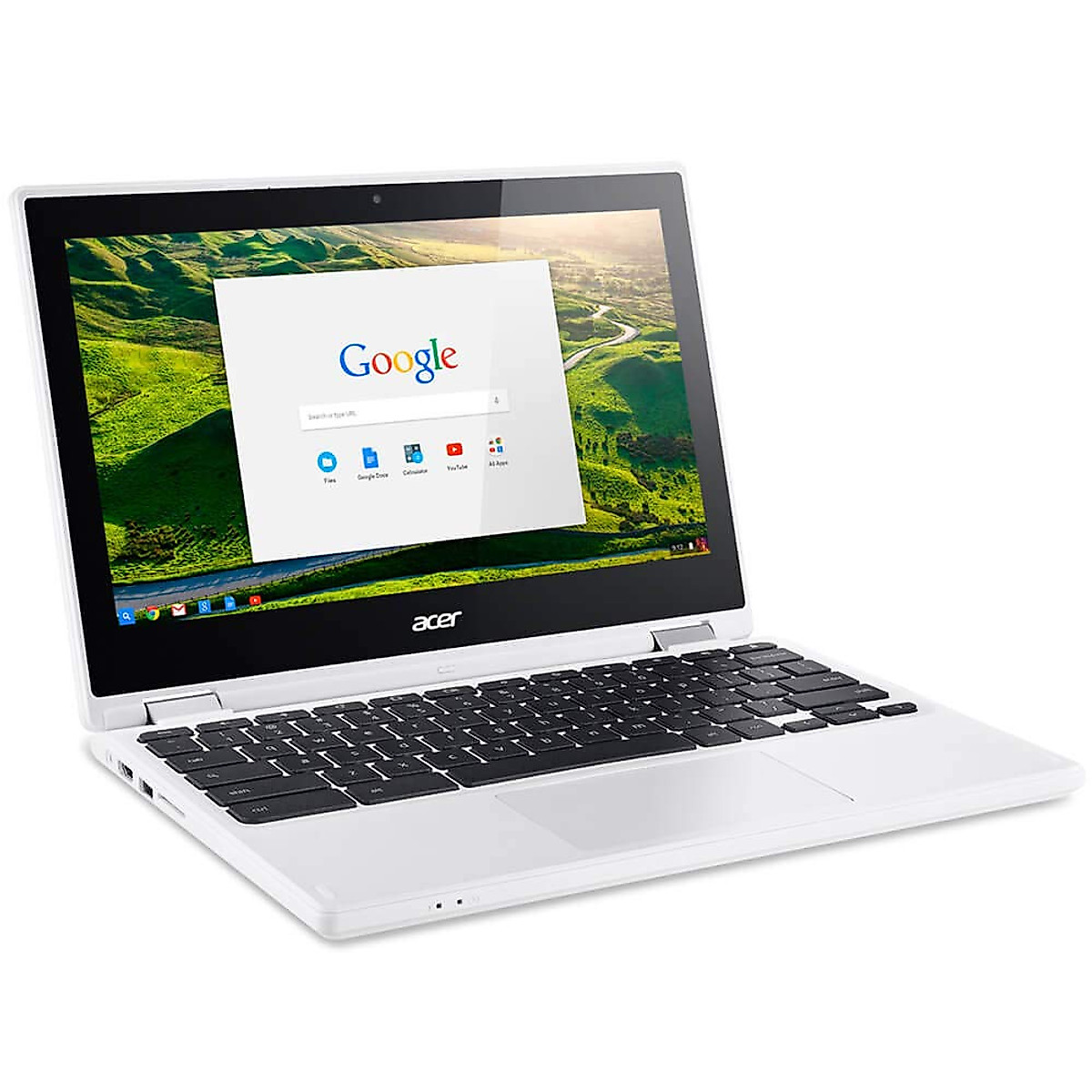 Acer - R 11 2-in-1 11.6" Touch-Screen Chromebook - CB5-132T-C9KK - Intel Quad-Core Celeron N3160 - 4GB Memory - 32GB eMMC Flash Memory - White