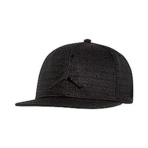 Jordan Big Boys All Over 23 Print Elite Snapback Hat (Black(9A1419-023)/M)