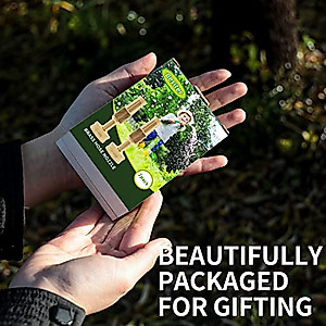 Besiter Garden Hose Nozzle High Pressure, 4" Brass Hose Sprayer Nozzle Heavy Duty with 10 Garden Hose Rubber Washers, Water Hose Nozzle for Washing Cars, Watering Garden, 2 Pack